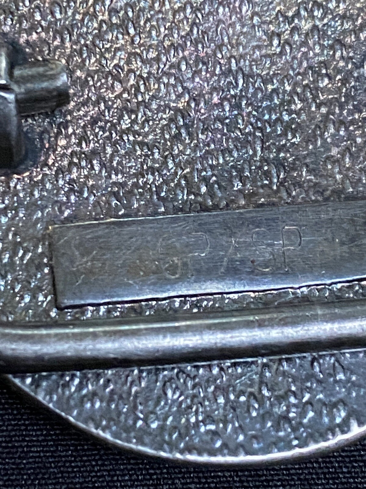 Vintage OC Tanner Company Logo 10k Gold Emblem Belt B… - Gem