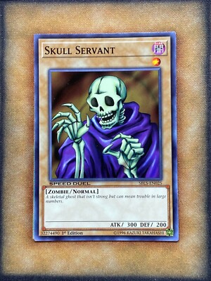 Yugioh Skull Servant SBLS-EN025 Common 1st Ed Speed Duel NM | eBay