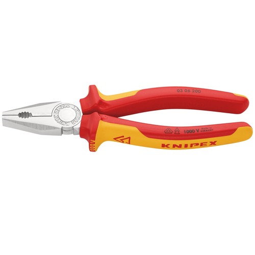 Knipex 140mm Fully Insulated Diagonal Side Cutter Cut 4mm 1500V DC 70 ...