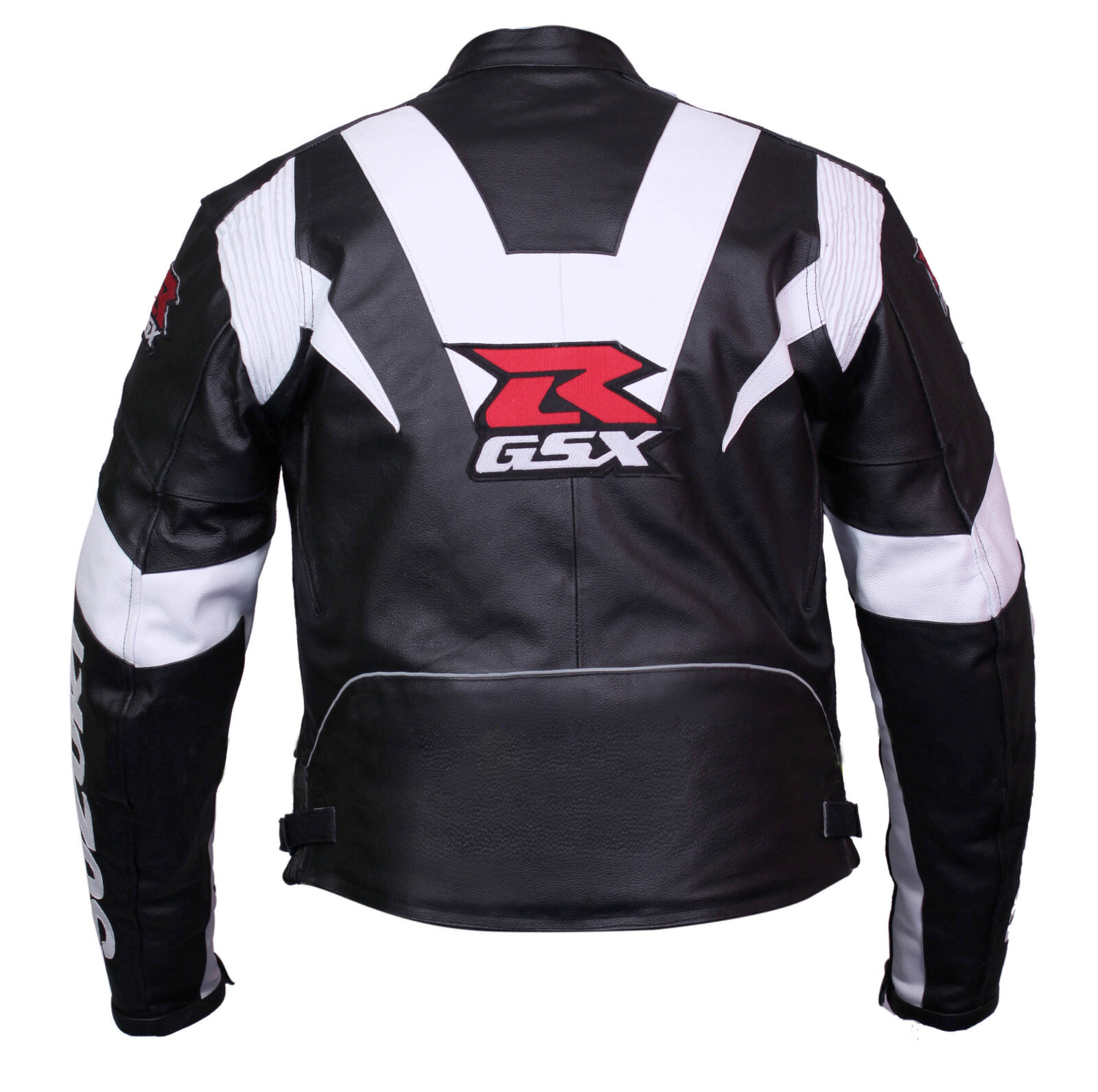SUZUKI Motorcycle Racing Biker Leather Jacket Motorbike Cowhide Leather ...