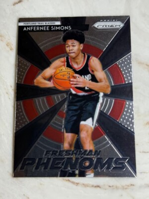 ANFERNEE SIMONS - 2018-19 PANINI PRIZM FRESHMAN PHENOMS ROOKIE INSERT ...