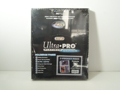Ultra Pro 25 Page Platinum Series 3 Pocket Pages 4x6 Cards Photos Post ...