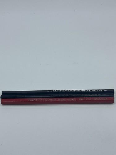 Lot Of 3 Drawing Pencils Colors Ferrovie Dello Stato '40/50 | eBay