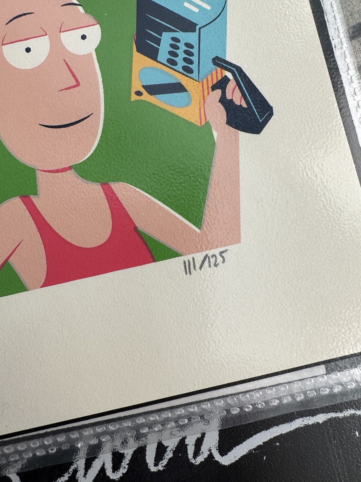 Rick & Morty Poster Screen Print Dave Perillo Official Bottleneck #/125 ...