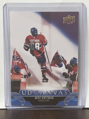 2023-24 Upper Deck Series 1 Mike Hoffman UD Canvas Montreal Canadiens # ...