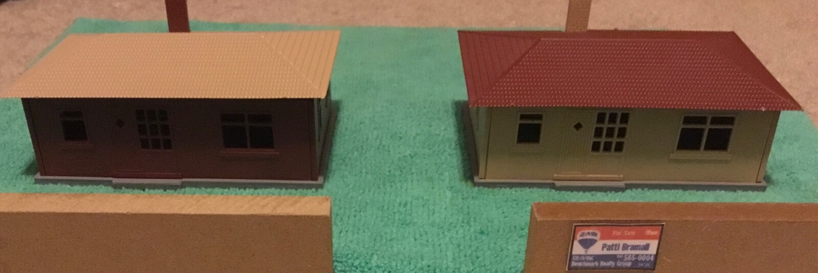 IHC #4106 HO 1:87 Scale Two Suburban Houses Built Buildings | eBay