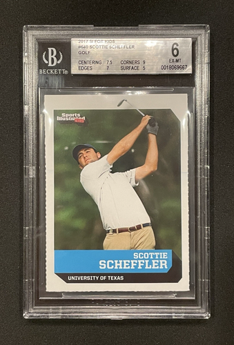 2017 SI for Kids Scottie Scheffler ** BGS 6 ** ROOKIE CARD ** Sports ...