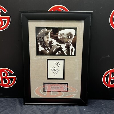Drew Barrymore autographed framed ET 18x20 display JSA certified | eBay