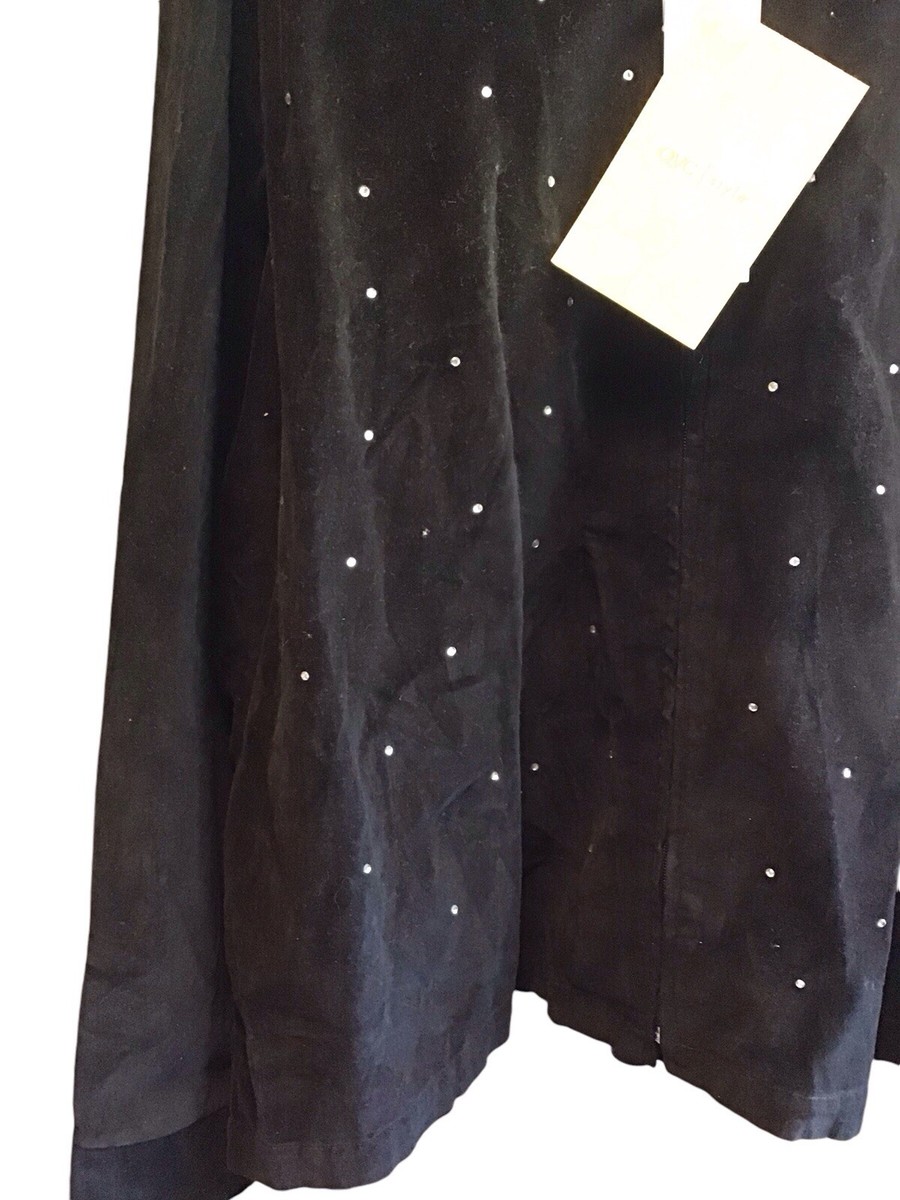 Quacker Factory Valore Jacket Black Velour Light