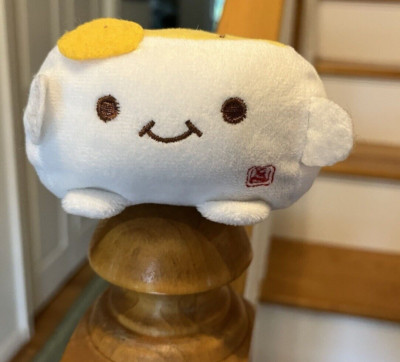 Hannari tofu plush cushion toy Grilled Tofu Japanese Plush Small Device ...