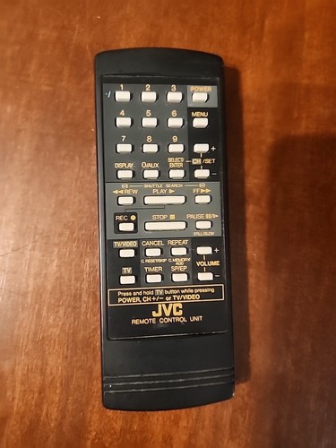 JVC UR64EC1086 Vintage TV VCR Remote Control Unit | eBay