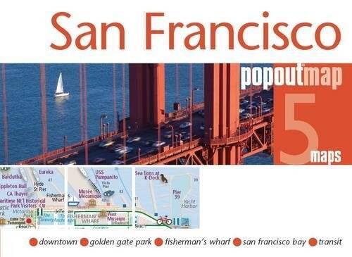 San Francisco PopOut Map (PopOut Maps) - Map By Popout Maps - VERY GOOD ...