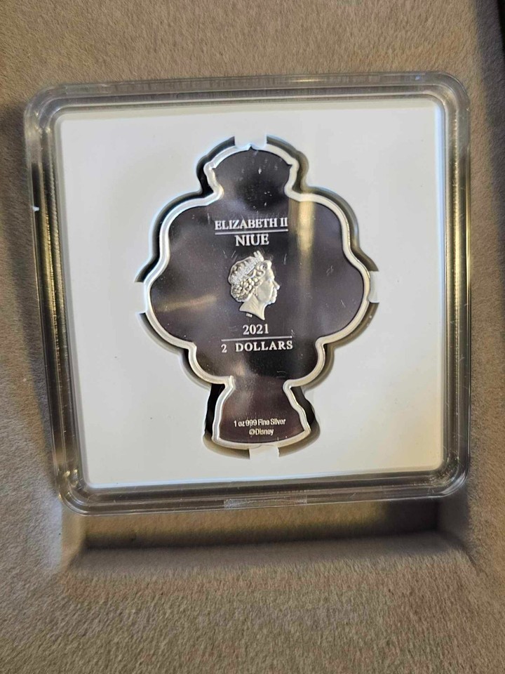 Disney Princess Chibi Coin - 03. Belle 1oz silver 2021 Niue Chibi Coin ...