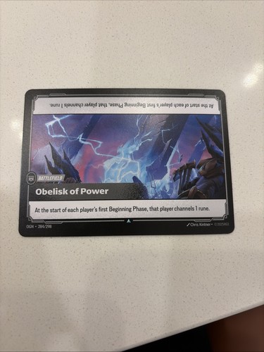 Obelisk of Power 284/298 Uncommon Riftbound Origins | eBay