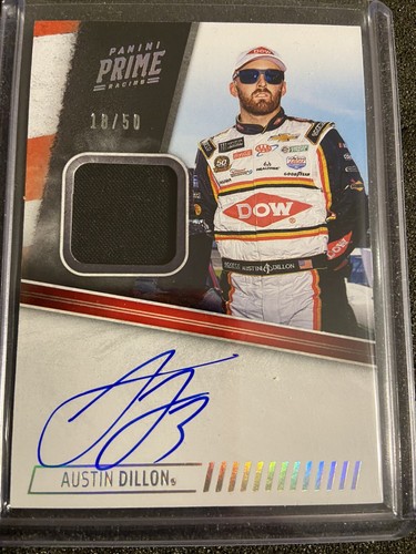 Austin Dillon Autographed Race Used Materials Card 18/50 | eBay