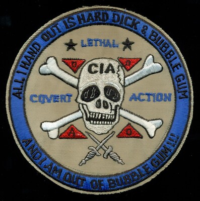CIA Central Intelligence Agency Afghanistan Covert Action Patch AA-3 | eBay