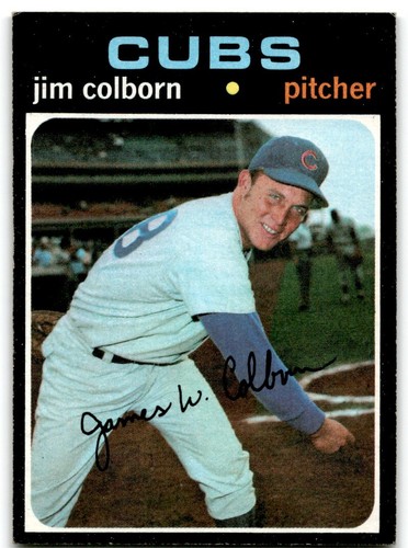1971 Topps #38 Jim Colborn mittel-/hochwertige Vintage Baseballkarte ...