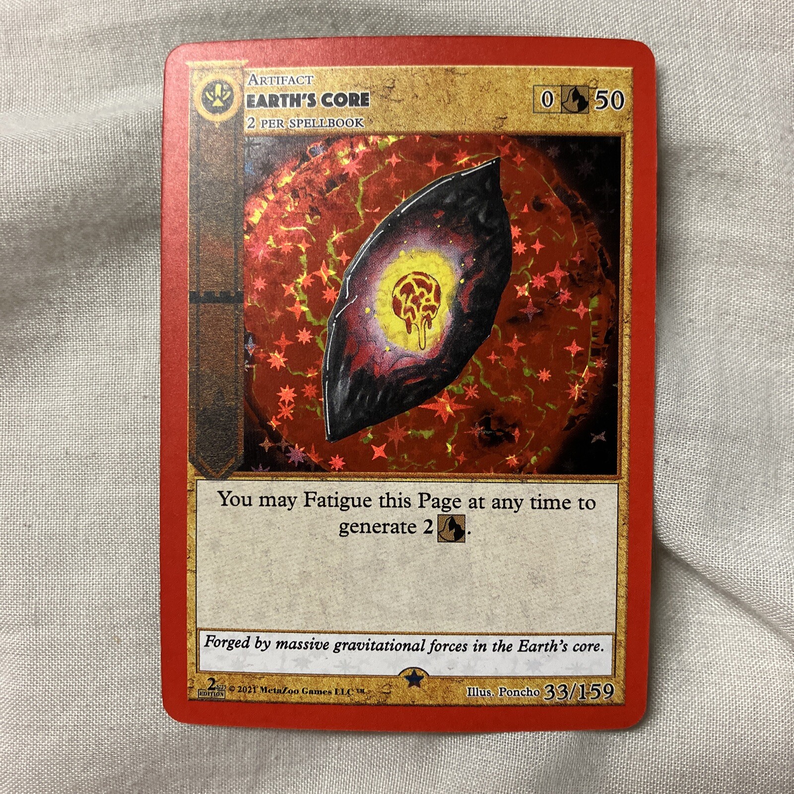 Earth's Core 33/159 Full Holo Cryptid Nation 2nd Edition Metazoo | eBay ...