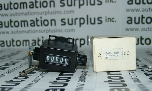 HECON CORP. JA0017003 5-DIGIT ANALOG COUNTER NEW QUANTITY!! | eBay