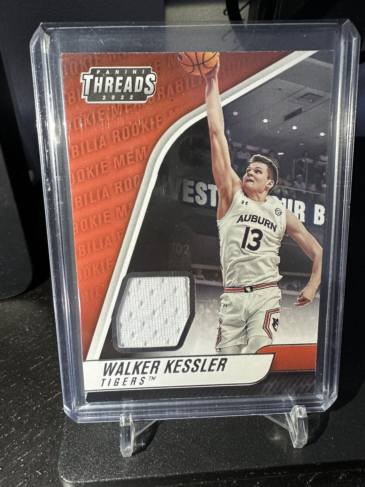 2022 Panini Chronicles Draft Picks Walker Kessler #TH-WKE Threads Patch ...