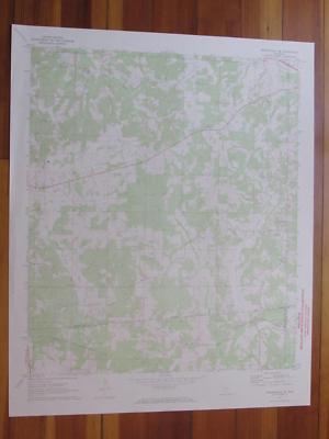 Mendenhall SE Mississippi 1973 Original Vintage USGS Topo Map | eBay