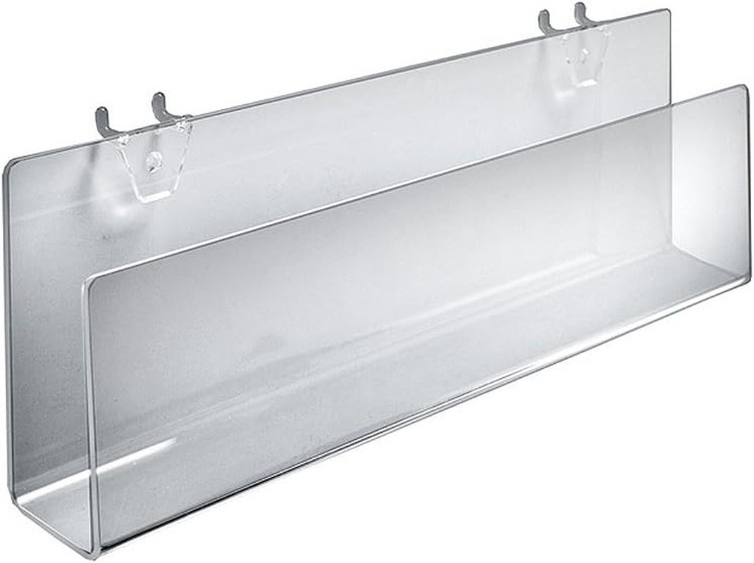 556098 Clear Acrylic Greeting Card Holder for Pegboard / Slatwall (2 ...