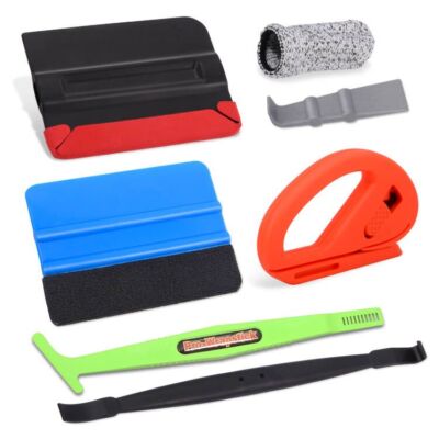 Vinyl Wrap Applicator Squeegee Wrapping Decal Tool Felt Edge Glove ...