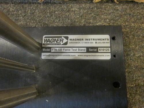 WAGNER FDIX Force One Digital Force Gauge W/FTK 100 Work Force Stand ...