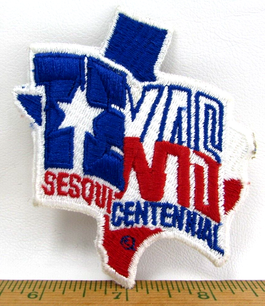 Vintage Texas Sesquicentennial 1986 Jacket Patch 150 Years of Statehood ...