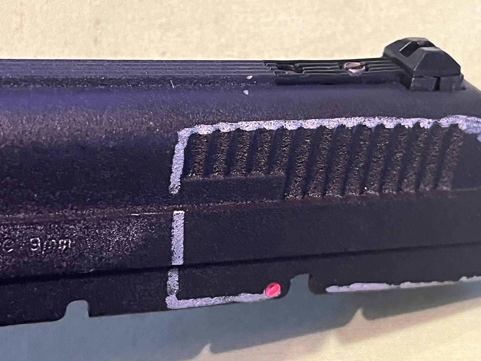 USED HI POINT C9 PISTOL SLIDE BLACK FINISH 9MM EXTRACTOR REAR SIGHT | eBay