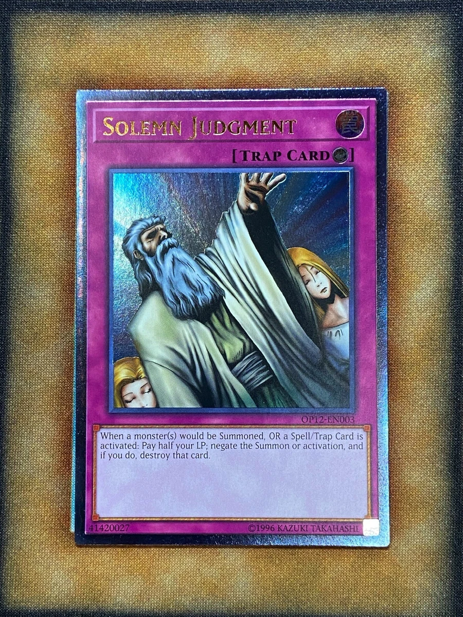 Yu Gi Oh Solemn Judgment