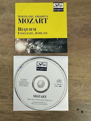 W.A. Mozart - Requiem / Exsultate, Jubilate CD Seraphim Gonnenwein *NO ...