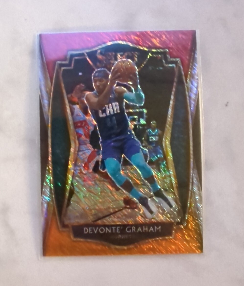 DEVONTE GRAHAM 2020-21 Panini Select PREMIER LEVEL RED WHITE ORANGE ...