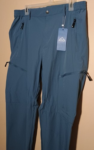 Trr Outdoor Sports Big Men's 40 Ceil Blue Nylon Pants Hiking Camp Fish ...