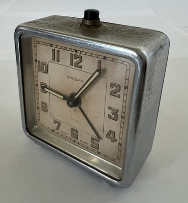 Vintage SWISS EBOSA clock with Alarm for Collection | eBay