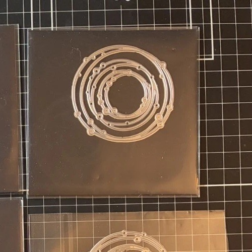 Metal Cutting Die Set Scribble CIRCLES with Spots Wreath - LAST ONE! | eBay
