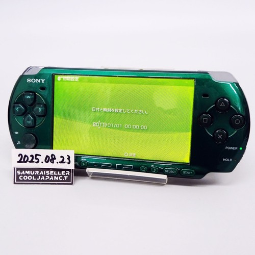 Playstation Portable Spirited Green PSP 3000SG Sony Limited Console ...