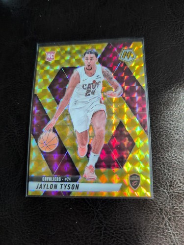 2024 -25 mosaic basketball yellow reactive Jaylon Tyson #217 Rookie ...