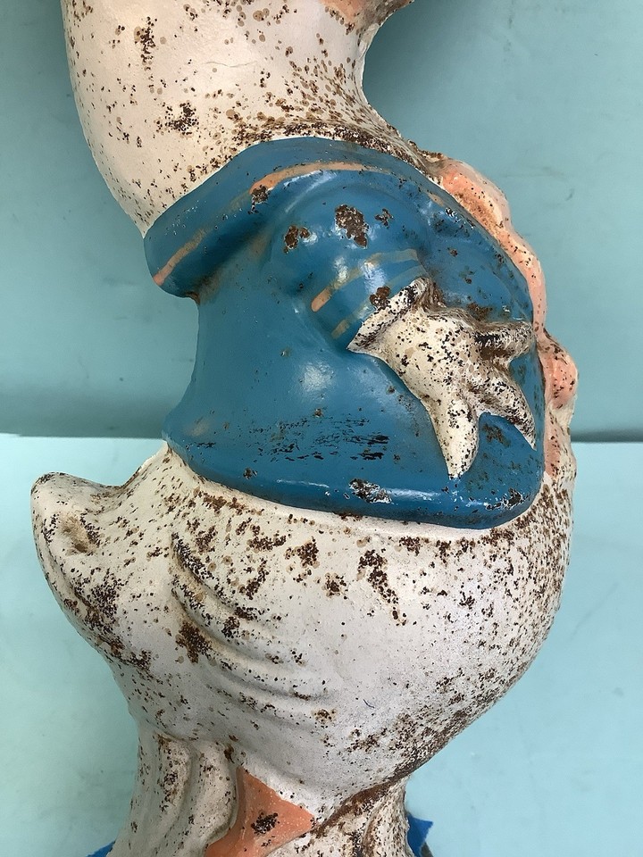 Vintage Cast Iron Doorstop ‘Donald Duck’ EMIG Co.#8007 9 1/2” Tall | eBay