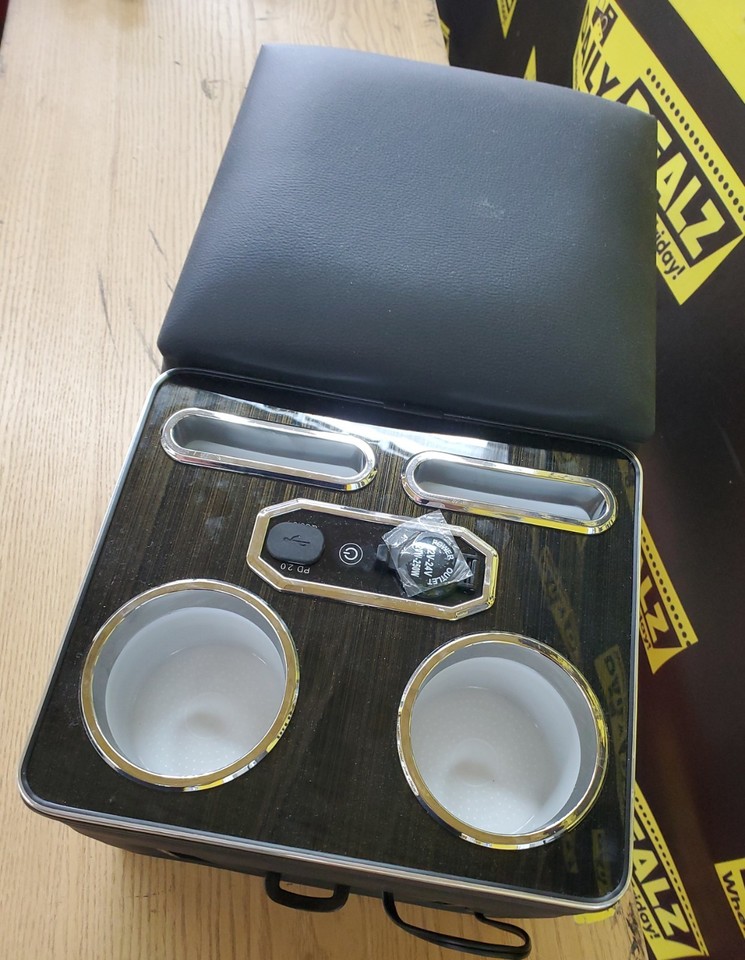 Universal Truck Seat/Bench Center Console Organizer With Cup Holders ...