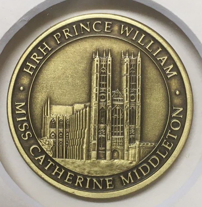 Royal wedding 29th April 2011 framed display, Medallion, Stamps, Photos ...