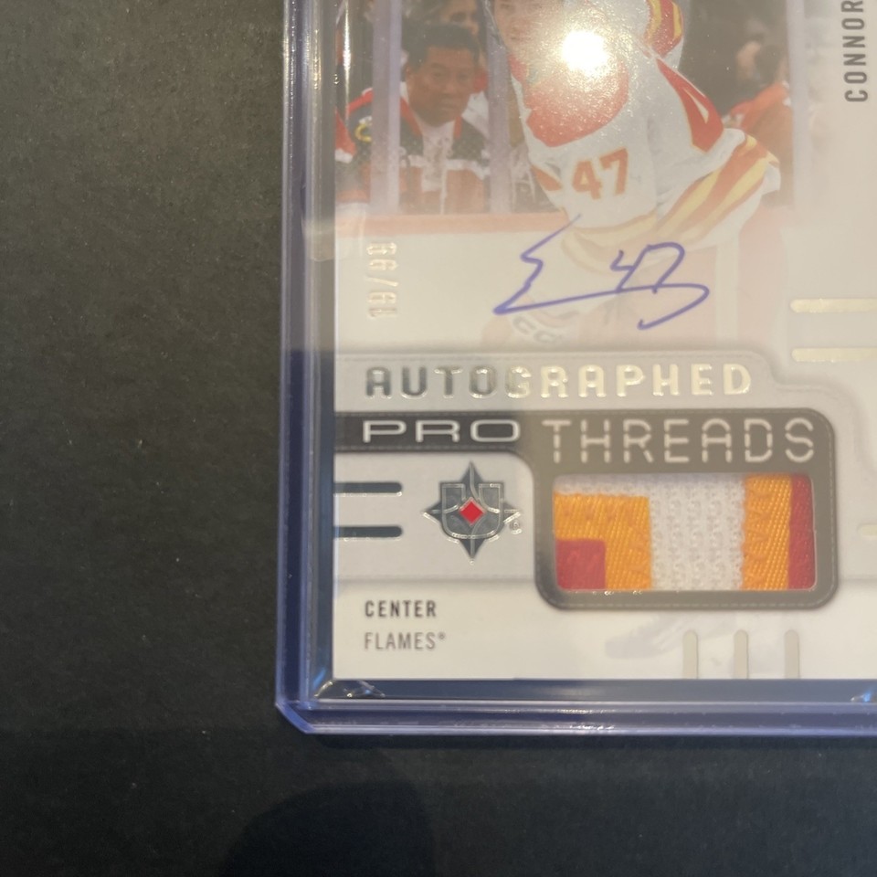 2024-25 Ultimate Collection Pro Threads Auto Patch/99 Connor Zary FCH7 ...
