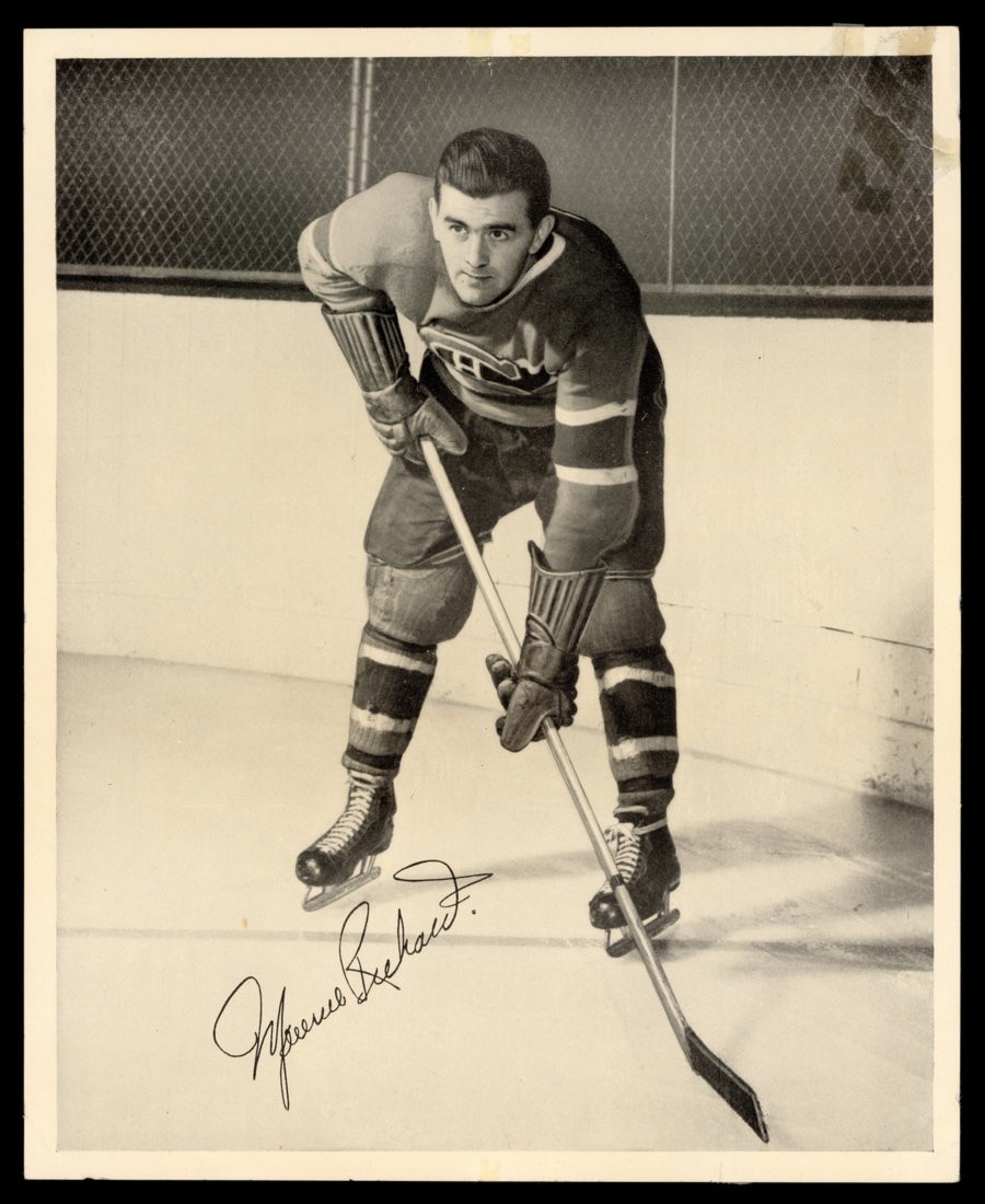 1945-54 Quaker Oats Photos Set-Break Maurice Richard/Home, boards ...