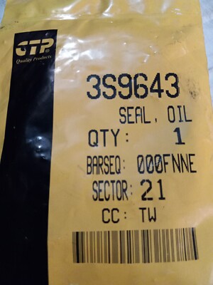 3S-9643: ROTATING SHAFT LIP TYPE SEAL | eBay