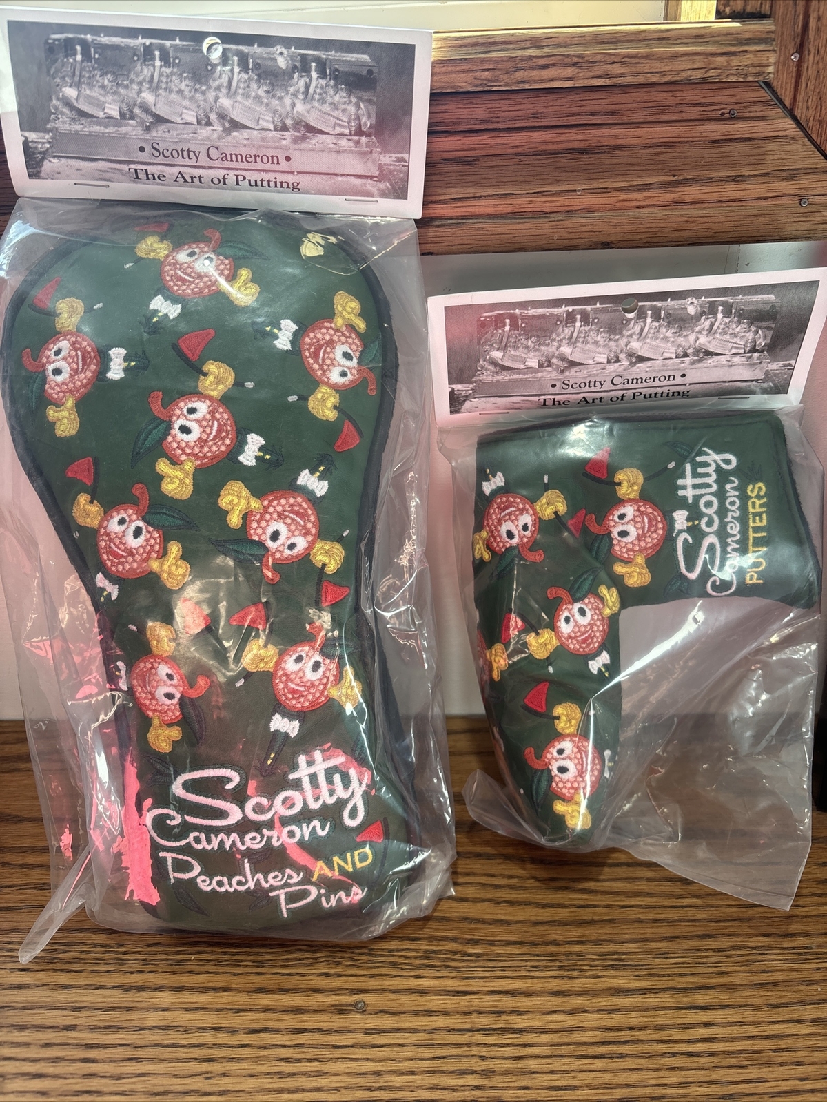 Scotty Cameron Masters Peaches And Pins Driver And Putter Headcover ...