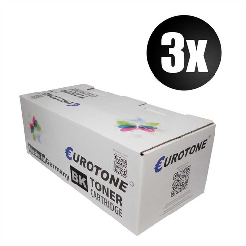 3x ECO Eurotone Toner SCHWARZ für Canon NP-6000 NP 8070 NP 8480 NP 8530 ...