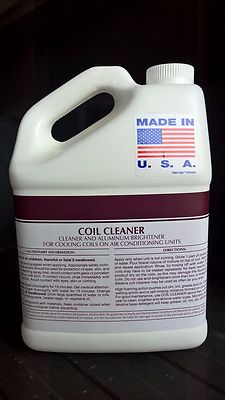 1 GAL COIL CLEANER CONCENTRATE ALUMINUM BRIGHTENER FOR COILS ON AC ...