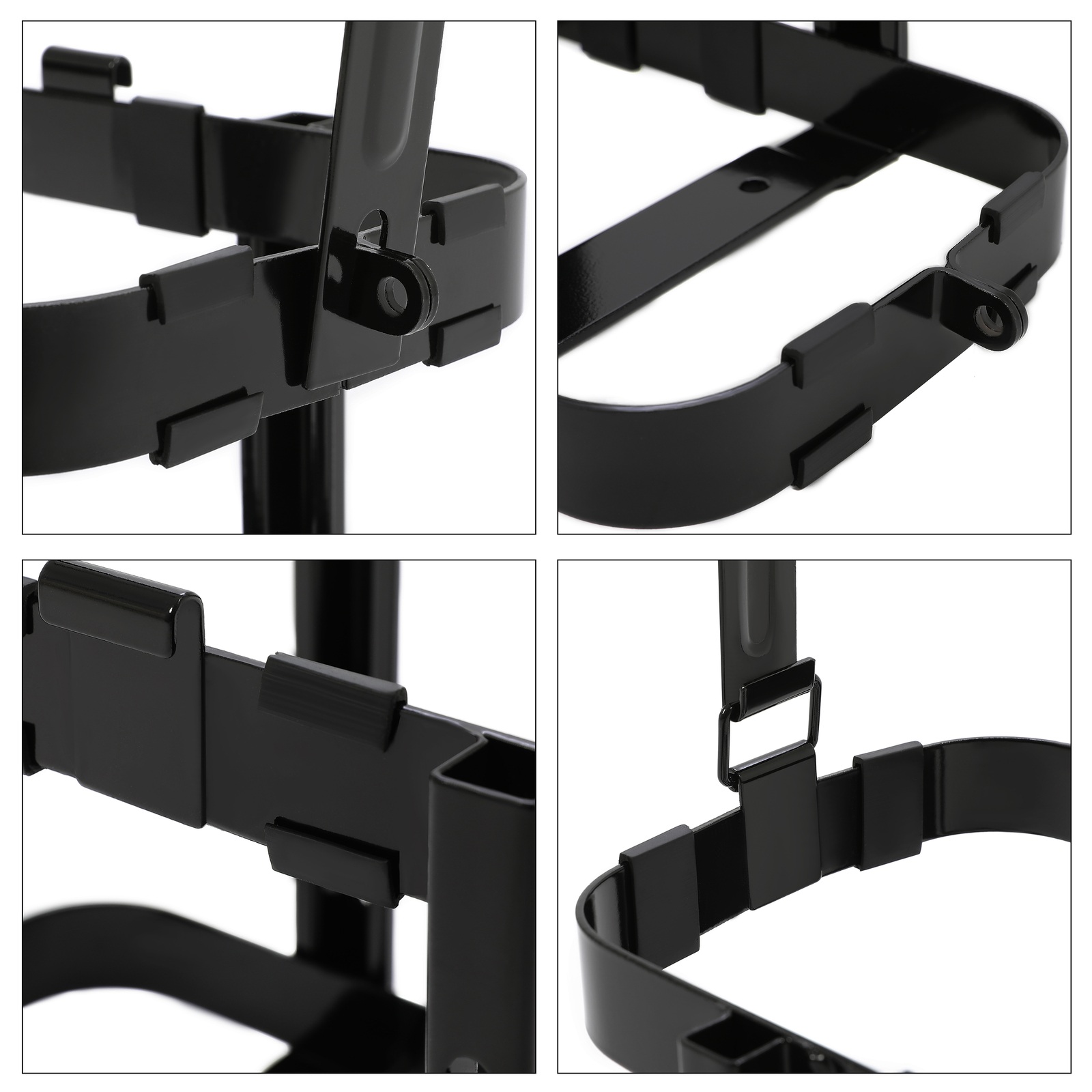 HECASA Jerry Can Holder Mount 5.28 Gallons/20L Fuel Gas Can Rack- Steel ...