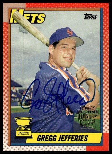2005 Topps All-Time Fan Favorites #FFA-GJ Gregg Jefferies Autographs | eBay