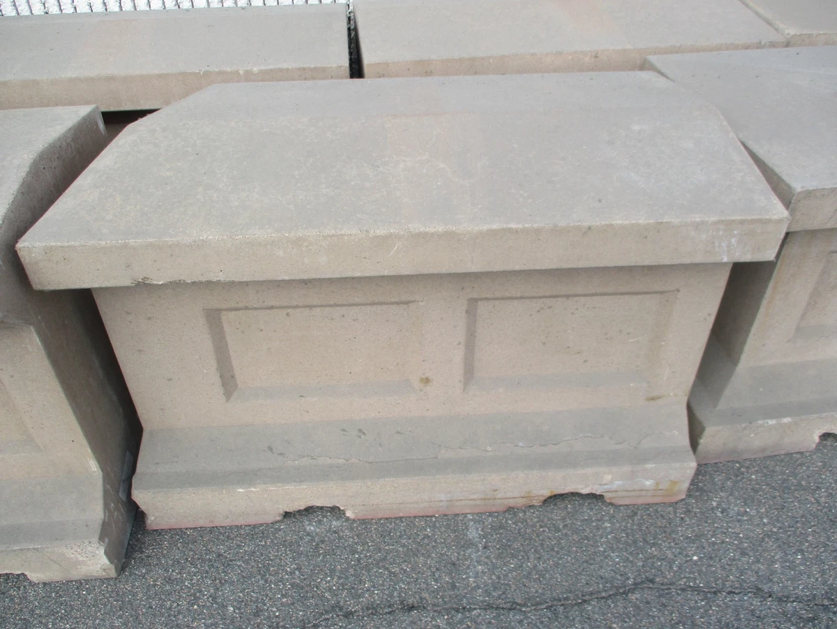 Decorative Concrete Jersey Barriers | Shelly Lighting